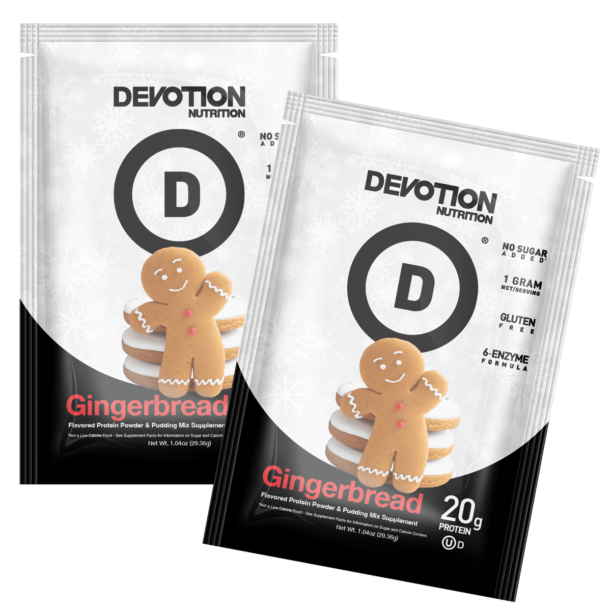 Gingerbread Flavor, Seasonal Protein Powder & Pudding Mix, Trial Pack ...
