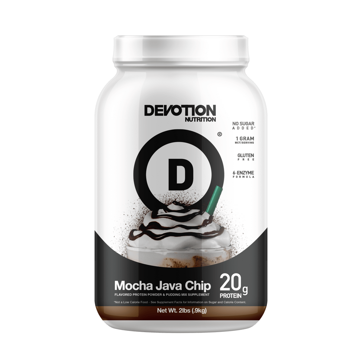 Mocha Java Chip Flavor Protein Powder & Pudding Mix – Devotion Nutrition
